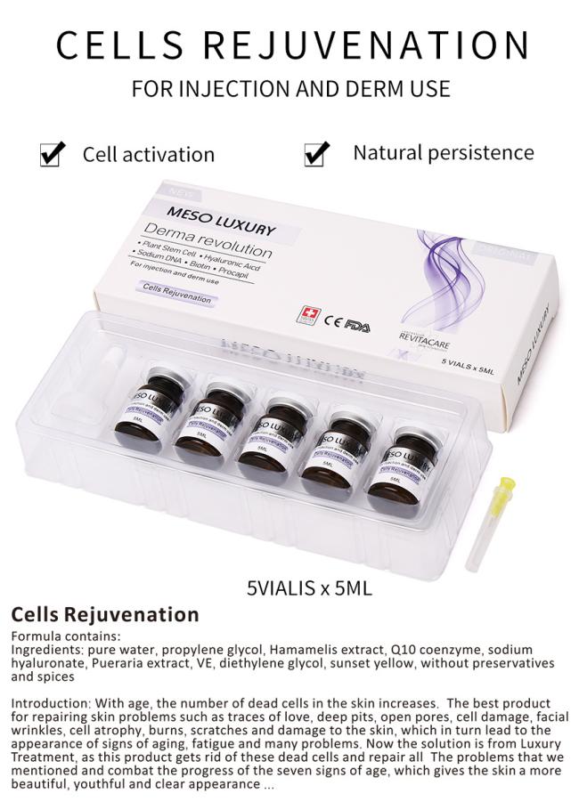 OEM Bo Tox Face Mesotherapy Serum Anti-Wrinkle Meso Serum Injection Set for Face Skin Rejuvenation