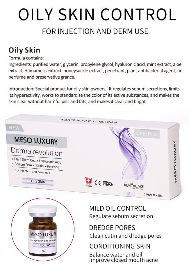 OEM Bo Tox Face Mesotherapy Serum Anti-Wrinkle Meso Serum Injection Set for Face Skin Rejuvenation