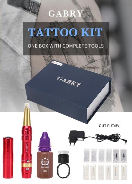 Quality Wireless Semi Permanent Tattoo Pen Machine Kit For Lip Eyebrow Microblading for sale