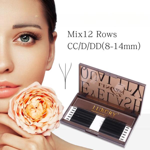 Quality 8-14mm Extra Thick Natural Soft False Eyelashes for Easy Blooming Volume Lash for sale