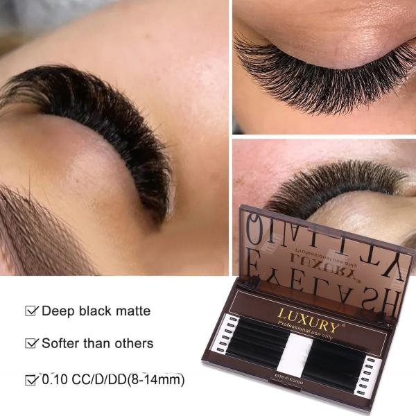 Quality Yy Shape False Eyelashes C D Curling Volume Eyelash Double Tips Premium Soft for sale