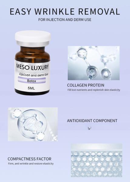 Quality OEM Bo Tox Face Mesotherapy Serum Anti-Wrinkle Meso Serum Injection Set for Face for sale