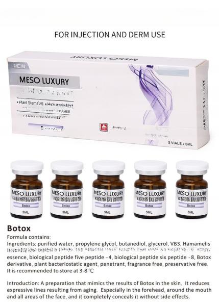 Quality OEM Bo Tox Face Mesotherapy Serum Anti-Wrinkle Meso Serum Injection Set for Face for sale