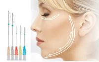 China Absorbable barbed thread Pdo Meso Lift Cog 4D 3D 6D for face lifting for sale