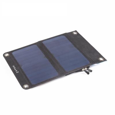 China Mini Foldable Portable 14W 5V Charger Solar Cell Panel for sale