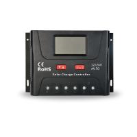 China 50A 60A 12V 24V Auto LCD Digital Solar Charge Controller with 750W-1800W Power Capacity for sale
