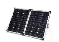China Foldable Mini Portable Solar Panel 100W 18V with 5m Cable and Telescopic Legs for Outdoor Power for sale