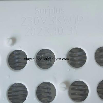 Κίνα 230V 1P 3KW 250x250x40mm ΠΤΦΕ υποβρύχιο θερμαντήρα για την κατασκευή ημιαγωγών προς πώληση