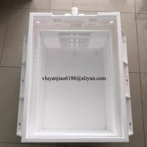 Quality Cnc Machining PTFE Welding Tank Overflow Tank For Acid And Alkali Industry for sale