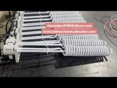 PTFE-onderdompelingsverwarmer voor zuurverwarming 1KW-36KW 110V-480V