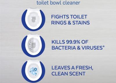 Cina L'odore comune della toilette dei disinfettanti della famiglia di acido lattico 710ML elimina il GMP in vendita