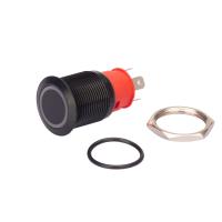 China Large Current Push Button Switch Led Illuminated 15A 19mm Aluminum Self Locking for sale