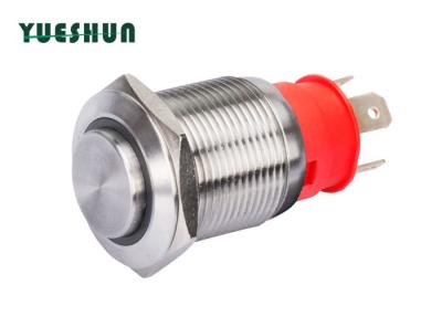 China wasserdichter Schutz 24V Druckknopflichtschaltermetall-19mm Platten-Berg zu verkaufen