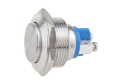 China Cabeça 19mm alta de aço inoxidável vândalo momentâneo do interruptor de tecla do carro do anti à venda