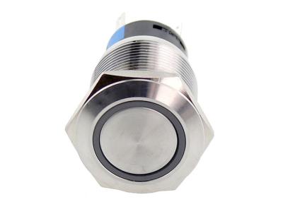 China Diodo emissor de luz 220V de Ring Symbol Yellow Orange do interruptor de tecla do vândalo do PC 19mm do carro anti à venda