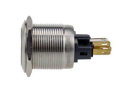 China C.A. momentânea do diodo emissor de luz 5A 250V do interruptor de tecla 22mm do anti metal do vândalo Ring Symbol à venda