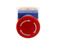 China Self Locking Emergency Stop Push Button Switch , Mushroom Type Emergency Push Button for sale