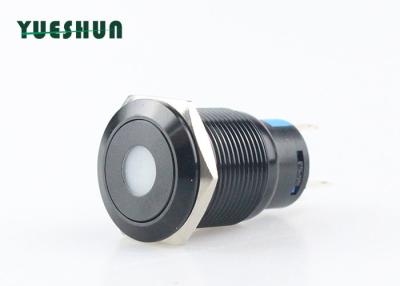 Cina Commutatore di pulsante di alluminio del supporto del pannello, interruttore on-off del pulsante del LED giallo arancione in vendita