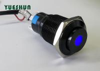 China 16mm Dot Type Push Button Switch LED Illuminated , LED Latching Push Button Switch for sale