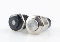 China 16mm Dot Type Push Button Switch LED Illuminated , LED Latching Push Button Switch for sale