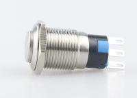 China 16mm High Head Metal Push Button Switch , Self Locking Push Button Switch NO NC for sale