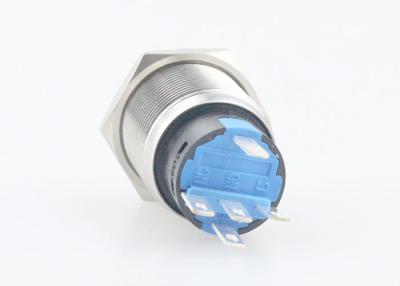China Stainless Steel Latching Metal Push Button Switch , 12V 24V Automotive Push Button Switches for sale