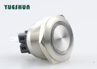 China Round Momentary Push Button Switch , Momentary Contact Push Button Switch 25mm for sale