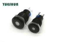 China DOT Ip67 19mm Illuminated Latching Push Button Switch for sale