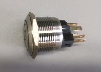 Cina 5A anti commutatore di pulsante di alluminio del vandalo dell'anello LED 22mm in vendita