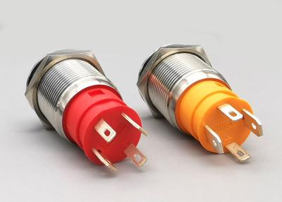 Cina supporto impermeabile del pannello del metallo 19mm dell'interruttore della luce del pulsante di protezione 24V in vendita