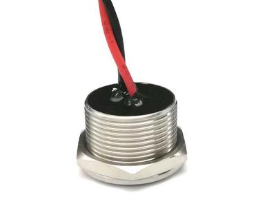 Cina 22mm testa rotonda piana momentanea del commutatore piezo-elettrico di tocco del metallo di 2 cavi non principale in vendita