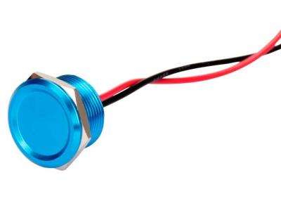 Cina alluminio blu momentaneo del commutatore piezo-elettrico tattile di tocco Ip68 di 22mm impermeabile per l'automobile in vendita