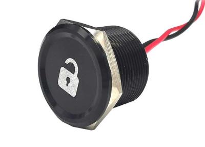 Cina Commutatore piezo-elettrico impermeabile di alluminio 19mm di tocco Ip68 che chiude il nero momentaneo in vendita