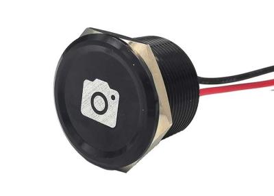 Cina Tocco piezo-elettrico di alluminio nero di Rgb non commutare logo capo momentaneo del bottone 16mm in vendita