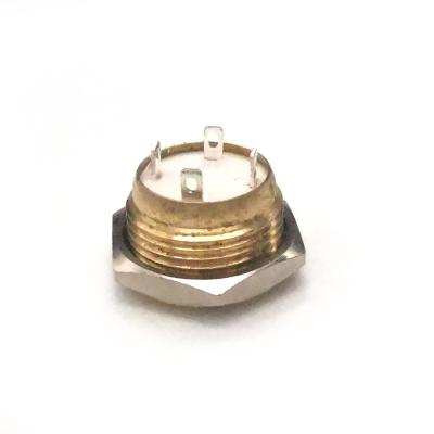 China De Schakelaar Ring Led Illuminated Waterproof Micro 22mm van de messingsdrukknop het Zelfterugstellen Te koop