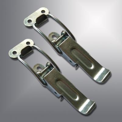 China Small Latch of wooden case, with keeper plate, zinc plating finish for sale