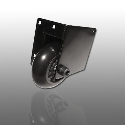 China 68MM Recessed Corner castor. Black for sale