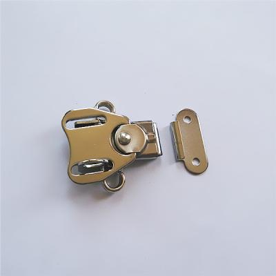 China Small Surface Mount Twist Latch, with keeper plate, keylockable,zinc plating finish for sale