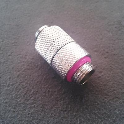 China G1/4” Thread 3/8"X1/2" Compression Fitting,Nickel plating. for sale