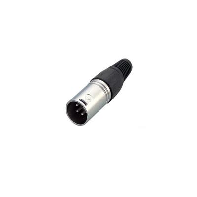 China XLR Connector,3 Pins with Nickel Contacts.Rohs. MS-A022N-3P for sale