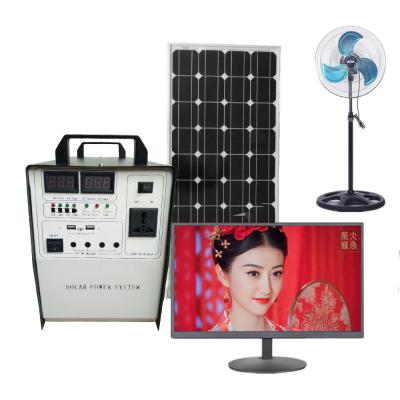 China 500W Solar Generator home Solar Power System AC 220V/ DC 12V output USB charging for sale