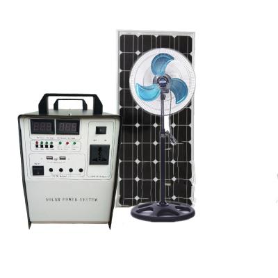 China 300W All-in-One Solar power Generator solar energy system portable solar system 65Ah Battery 18V 100W Mono solar panel for sale