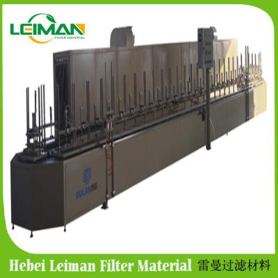 China PLBL-60 station automatic U type rotary oven production line PU air filter machine for sale