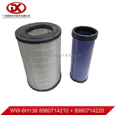 Cina Filtro d'aria 8980714210 Parti di motore di camion ISUZU 4HK1 6HH1 8980714220 in vendita