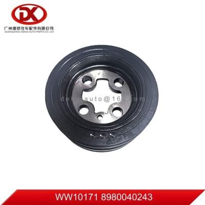 China Suitable for Isuzu 4HK1/4HE1/700P Crankshaft pulley 8980040243 8 98004024 3 for sale