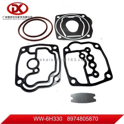 China Suitable for ISUZU FVR34 6HK1-T Air Compressor Gasket Kit 8974805870 8 97480587 0 for sale