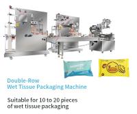 China 2.2KW Wet Wipe Making Machine For Paper Packaging 5-20 Pieces Pack for sale