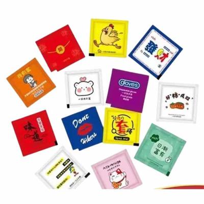 중국 40g 싱글 맑은 PE 장갑 포장 기계 완전 자동 간소화 작업 판매용