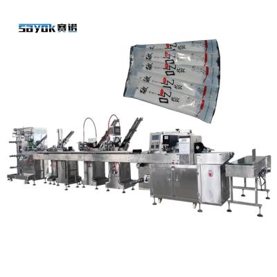 China Máquina de embalagem automática para alimentação de guardanapos, pauzinhos, palillos de dentes, talheres e talheres com certificação CE à venda