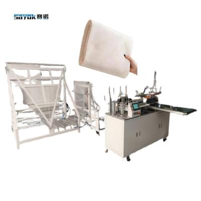 China Compact Designed Automatic Folding Rewinding Machine For Disposable Non-woven Fiber Cleaning Cloth for sale